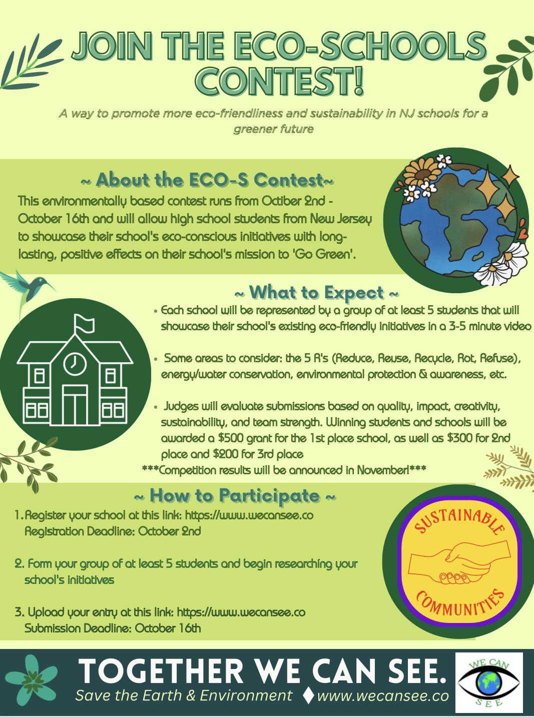 WE CAN SEE Environmental Day Theme 2023